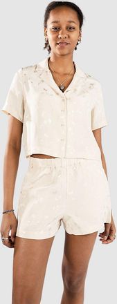Brixton Brixton Silky Jacquard Button Down Hemd whitecap floral jacquard