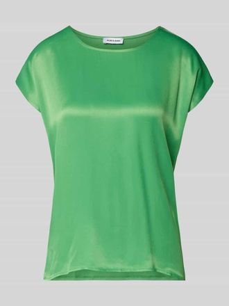 More & More T-Shirt aus Viskose-Mix mit Kapp&auml;rmeln