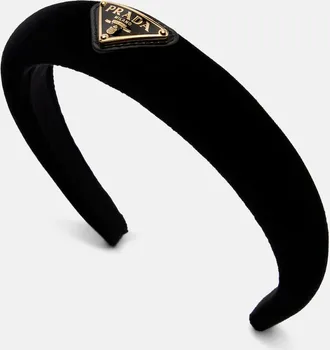 Prada Haarreif aus Baumwollsamt