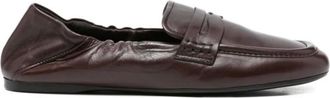 Guglielmo Rotta Femme, Chaussures, Brun, Taille: 37 EU Satin Camoscio Loafer