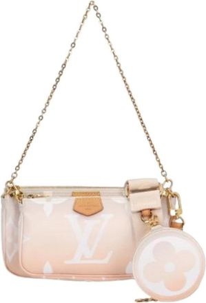 Louis Vuitton Pre-owned Monogram Pochette Pouch - Femme - Pre-owned - Rose - Taille: ONE Size