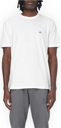 C.P. Company C.p. Company, Homme, Tops, Blanc, Taille: XL T-shirt avec logo en jersey