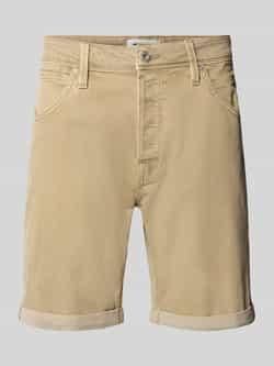 Jack & Jones Regular Fit Shorts mit Umschlag Modell RICK