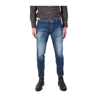 Pantaloni Torino Homme, Jeans, Bleu, Taille: W34 Jean Slim D&eacute;lav&eacute;