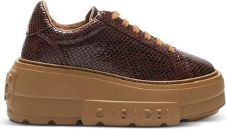 Casadei Baskets Nexus Basilisco - Femme - Chaussures - Rouge - Taille: 38 EU