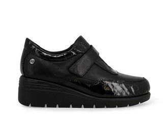 Melluso Mocassins Confortables en Cuir Noir pour Femme k55285 38