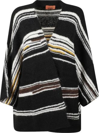 Missoni cardigan à rayures - Noir