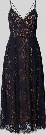 Jake*s Cocktailkleid mit Ausbrenner-Effekt