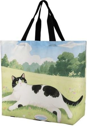 Generic Chat Mignon Sac A Main Femme L&eacute;ger Sacs De Courses D&eacute;contract&eacute; Sac Fourre-Tout Pour Travail Plage Shopping