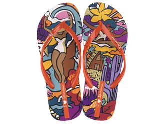 Ipanema Damen Graffiti Iv Fem Flip-Flops, Blau/Gelb., 38 EU