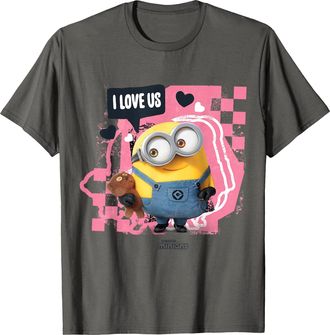 MINIONS Minions Bob Valentines Day I Love Us T-Shirt