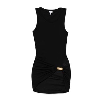 Loewe Femme, Tops, Noir, Taille: 42 FR D&eacute;bardeur avec Anagramme