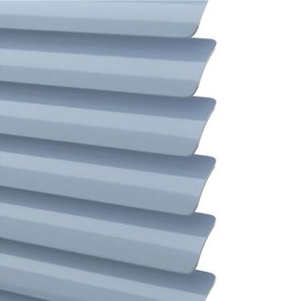 Generic Plisseerollo Ohne Bohren Sichtschutz Lichtschutz Verdunkelungsrollo Hitzeschutz Blackout Horizontal Aluminium Jalousien für Wohnzimmer Büro Balkon(Blu