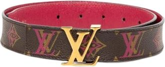 Louis Vuitton Ceinture Pre-owned en toile Monogram - Femme - Pre-owned - Brun - Taille: ONE Size