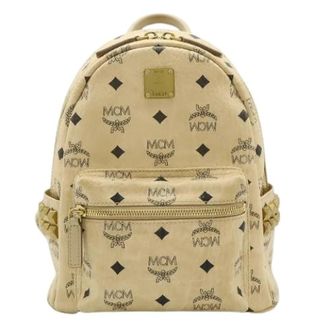 MCM Pre-owned Visetos Coated Canvas Backpack - - Pre-owned - Damen - Beige - ONE SIZE
