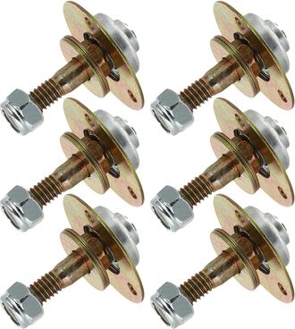 BESPORTBLE 6 St&uuml;ck Schaukelstuhllager Gleiter M8X55Mm aus Eisenbeschichteten Metall Ger&auml;uschlose M&ouml;bel Ersatzteile f&uuml;r Schaukelstuhl Reparatur und Wartung