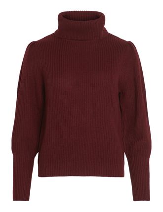 Vila Vilou New Rollneck L/S Knit Top - Noos