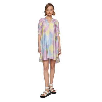 HUGO BOSS Minikleid f&uuml;r Damen, Seide (Bunt bedruckt)