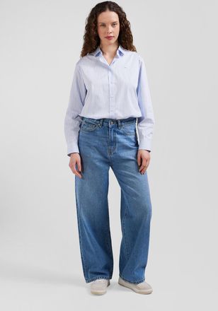 Eden Park Jean En Coton Bleu Coupe Relaxed