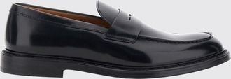 Doucal's Mocassins Penny en cuir de veau bross&eacute; avec barrette