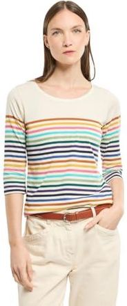 Armor Lux Marini&egrave;re 10 Couleurs col Bateau en Pur Coton l&eacute;ger