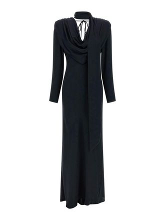 Rotate Robe Au Genou - Bleu