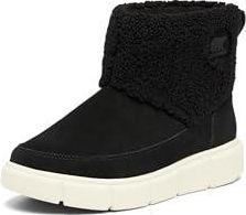 Sorel Bottes &agrave; enfiler en WP confortables Explorer III, confort confiant, chic urbain, chaleur semblable &agrave; celle dune pantoufle, daim imperm&eacute;able, peau lain