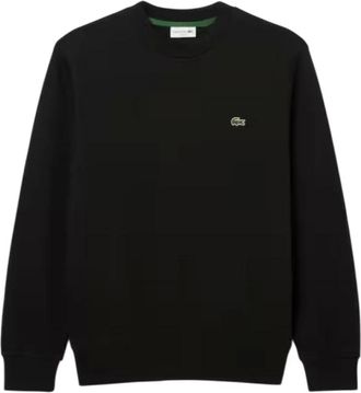 Lacoste Homme, Sweatshirts et sweats &agrave; capuche, Noir, Taille: M SweaT-shirt molletonn&eacute; coupe classique