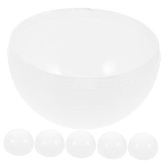 Garneck Lot De 6 Diffuseurs De Lustre En Polycarbonate Anti-bu&eacute;e, Demi-ronds, Plaques De Diffusion Blanches Pour Ampoules Led, Abat-jour L&eacute;ger, Pour Plafonnie