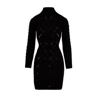 Akep Vskd03030 05 Kleid - - Dresses - Damen - Schwarzk - M
