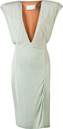 Maison Margiela V-neck dress - Grün