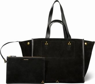 Jerome Dreyfuss Femme, Sacs, Noir, Taille: ONE Size Sac cabas en cuir avec anses