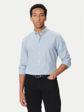 Calvin Klein Hemd LV04LH117G Hellblau Slim Fit