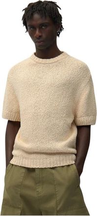 Arte Homme, Pulls, Beige, Taille: XL Tricot ras du cou