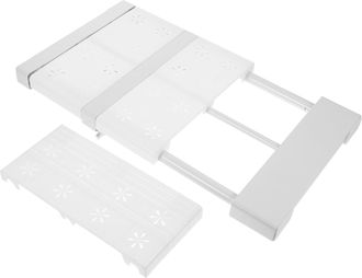 Aboofan Verstellbares Ausziehbares Spannregal Robustes Schrank-Organizer-Regal Für Kleiderschränke Und Schränke Praktische Regaltrennerlösung Für Optimierte A