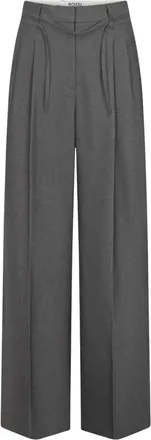 Rossi Rossi - Pantalon Noa avec ceinture - Femme - Pantalons - Gris - Taille: 36 FR