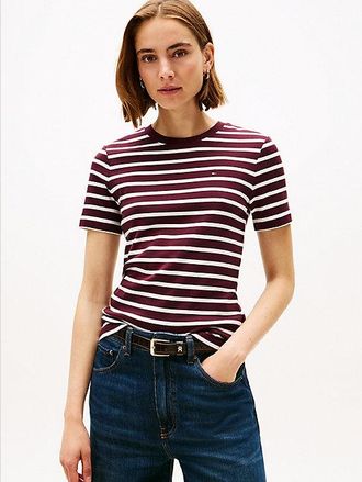 Tommy Hilfiger T-shirt ajusté à col ras-du-cou