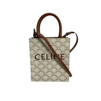 Celine Pre-owned Canvas Mini Bag - Femme - Pre-owned - Blanc - Taille: ONE Size