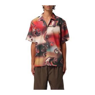 Carhartt Work in Progress Homme, Chemises, Multicolore, Taille: S Printed Short Sleeve Shirt