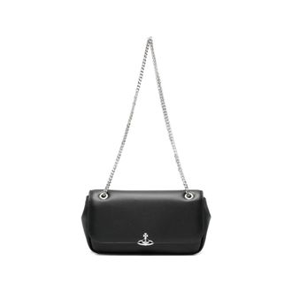 Vivienne Westwood Umh&auml;ngetasche mit Kette - - Bags - Damen - Schwarzk - ONE SIZE