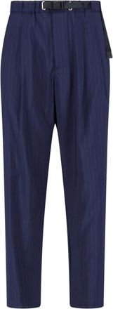 White Sand Pants With Belt