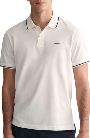 GANT Tipped Piqué Short Sleeve Polo S