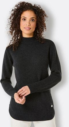 Création L Strickpullover Stehkragenpullover