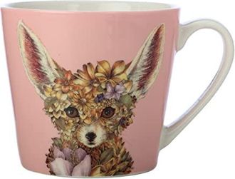 MAXWELL AND WILLIAMS Maxwell & Williams DX1098 Tasse &agrave; caf&eacute; ronde Fennec 370 ml - Tasse en porcelaine - Plan&egrave;te sauvage - Motif animal color&eacute;, bo&icirc;te cadeau
