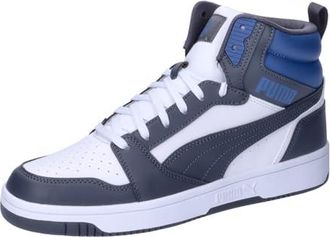 Puma Unisex Adults Rebound V6 Sneaker, PUMA White-Galactic Gray-Clyde Royal, 44 EU
