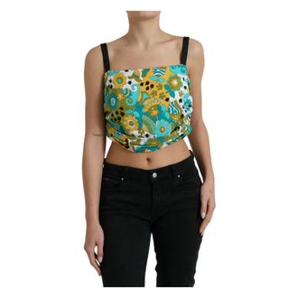 Dolce & Gabbana Femme, Tops, Multicolore, Taille: 46 FR Tank Top