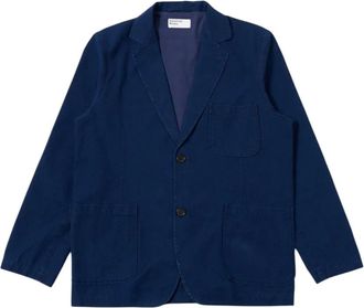 Universal Works Homme, Vestes, Bleu, Taille: S Veste &agrave; deux boutons