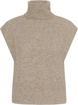 Gestuz Damen, Strickwaren, Beige, SGr&ouml;&szlig;e