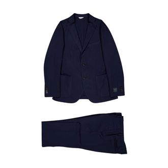 Boglioli Single Breasted Suits - - Suits - Herren - Blau - 3XL