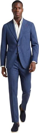 Mulish Homme, Costumes, Bleu, Taille: 3XL Abs111R Suit